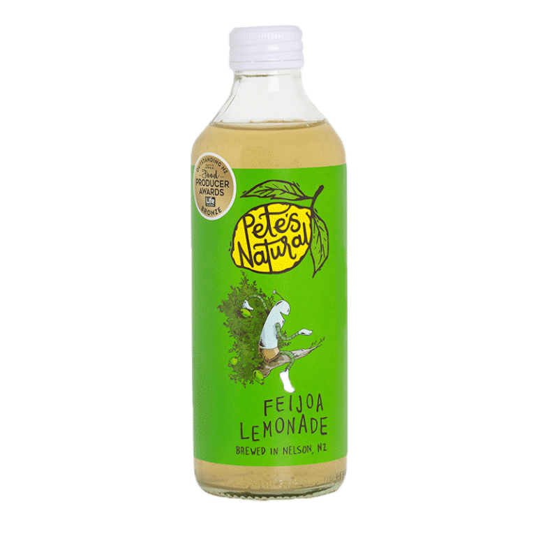 "Pete's Natural Feijoa Lemonade – A True Taste of NZ, Naturally