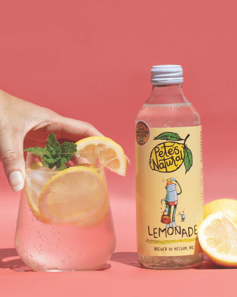 Pete's Natural Lemonade – NZ Grown, Low-Sugar, 100% Natural