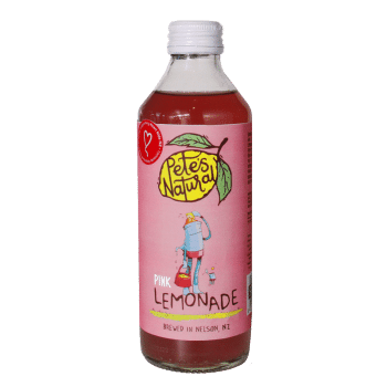 Pink Lemonade Drink - 15 Bottles ⋆ Pete's Natural Pink