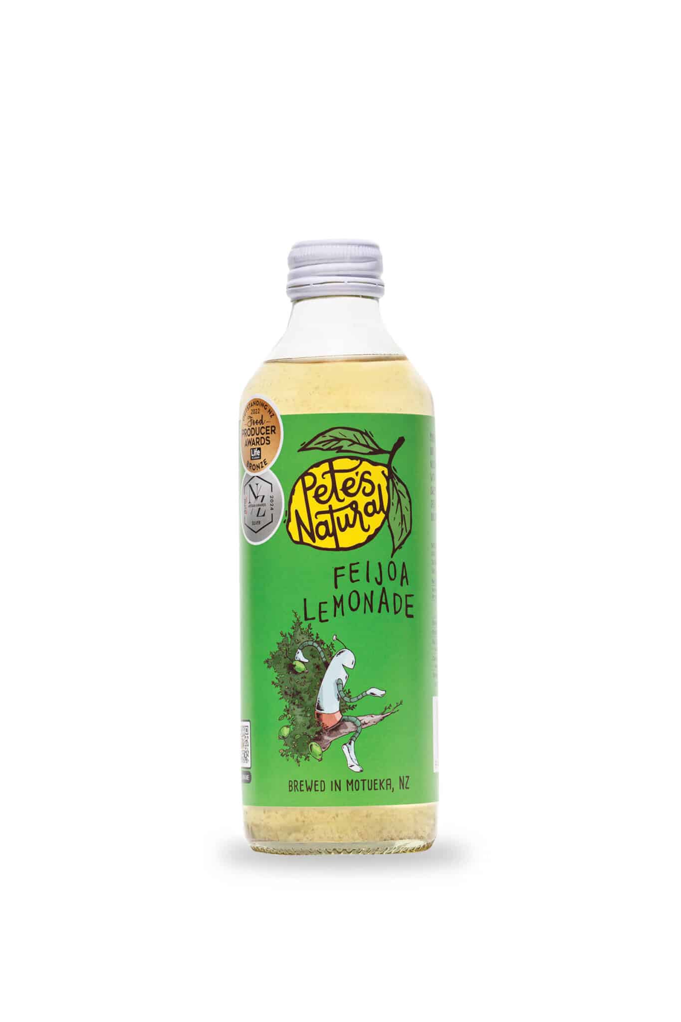"Pete's Natural Feijoa Lemonade – A True Taste of NZ, Naturally