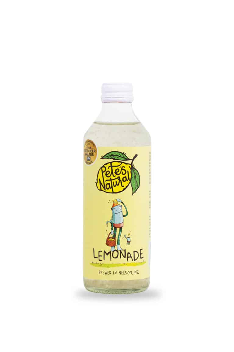 Pete's Natural Lemonade – NZ Grown, Low-Sugar, 100% Natural